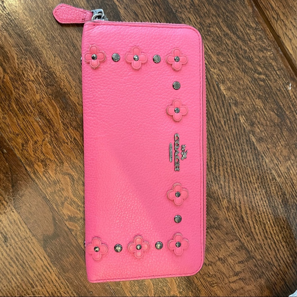 Limited Edition Coach Hot Pink Wallet Gem